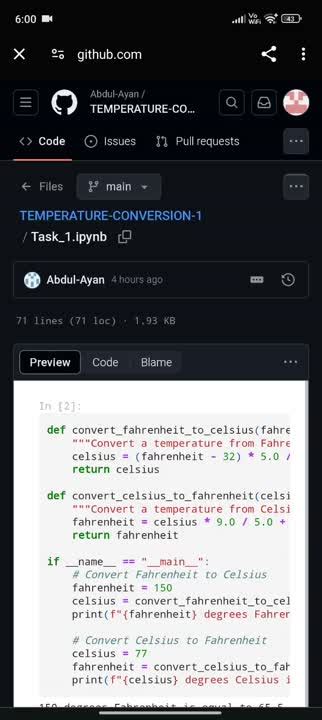 Video Abdul Ayaan On Linkedin Coding Programming Softwaredevelopment Temperatureconversion