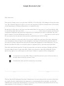 Sample Rescission Letter Template Printable Pdf Download