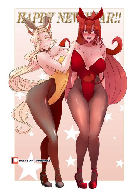 Rule 34 2girls Ameri Azazel Blonde Hair Bunny Costume Bunnysuit Cat