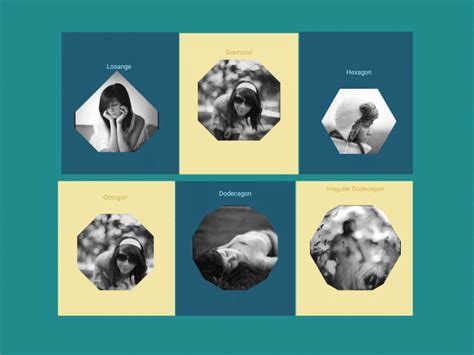 6 Image Shapes In Css With Example — Codehim