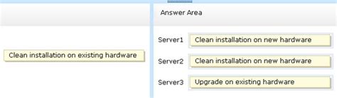 Which Upgrade Path Should You Recommend For Each Server Exam4training