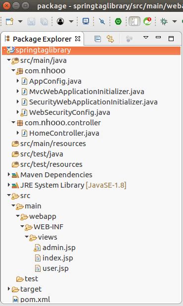 Spring Security JSP标签库 Spring教程 菜鸟教程