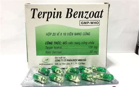 What Are The Uses Of Terpine Benzoate Vinmec