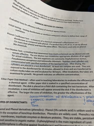 Microbial Control Test 3 Flashcards Quizlet