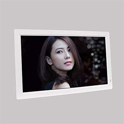 Immersive 27 Hd Digital Frame Auto Rotate Motion Sensor Background Music Wall Mount White