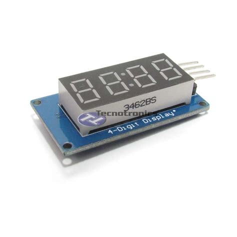 Módulo Display 7 Segmentos 4 Dígitos Vermelho Tecnotronics