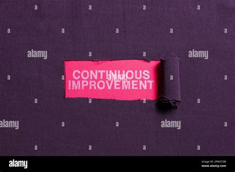 Writing Displaying Text Continuous Improvement Business Idea Making