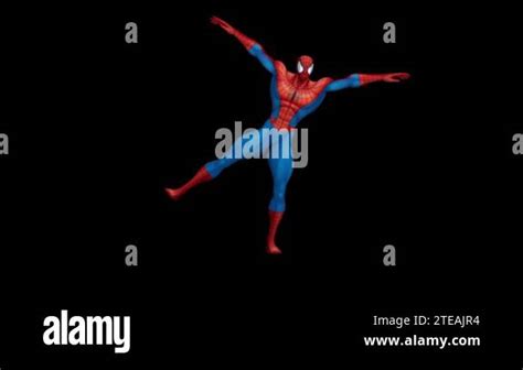 Dancing Spider Man 3d Animation Of Spider Man The Amazing Dancing Stock Video Footage Alamy