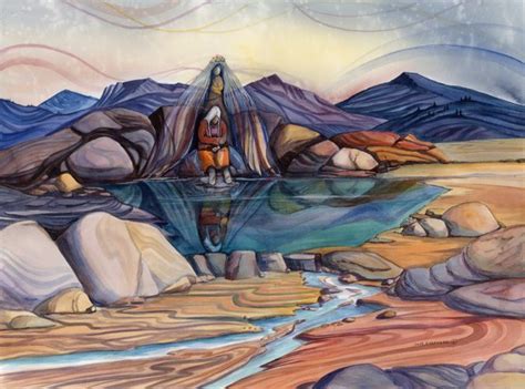 Grandmother Reflections By Jane Shepherd Gr Native Art Akashic Records Art