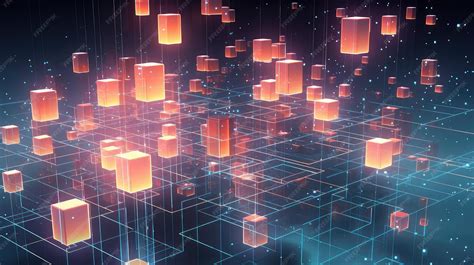 Background Voxel Data Flow Illustration 3d Digital Audio Motion Signal Stream Background Voxel