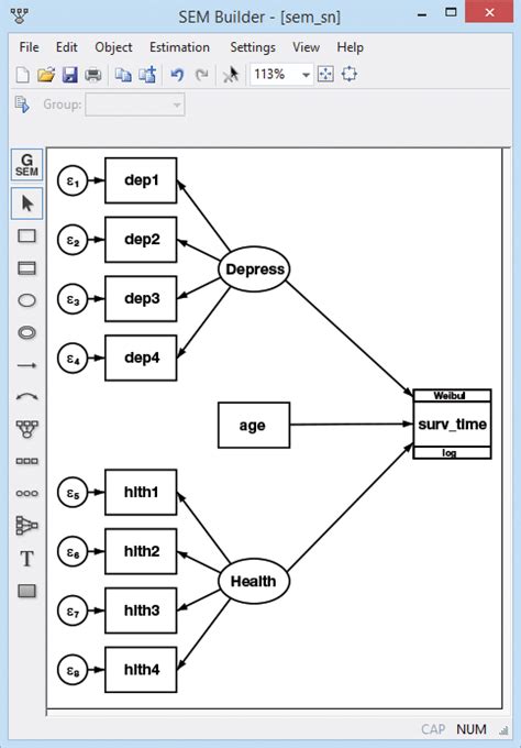 Structural Equation Model Diagram Stata 2 Structural Equati