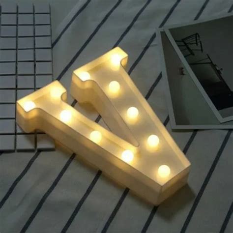 Letra Led V Comprar Em Loja Festejando