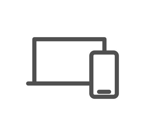 Monitor Icon Outline And Linear Vector 13021133 Vector Art At Vecteezy