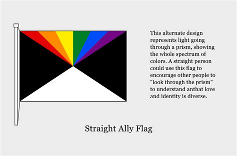 Straight Flag I Made A New Staight Pride Flag Combining The Gay And