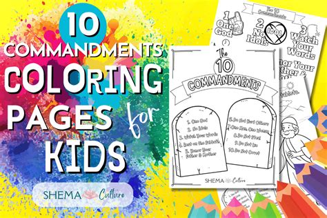 Commandments Coloring Pages 2025