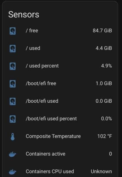 home assistant monitor proxmox with glances