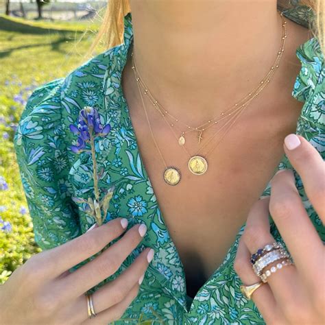 Diamond Halo Miraculous Medal Lindsey Leigh Jewelry