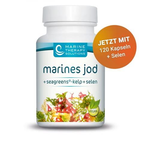 Iodine Capsules From Seagreens® Kelp Selenium