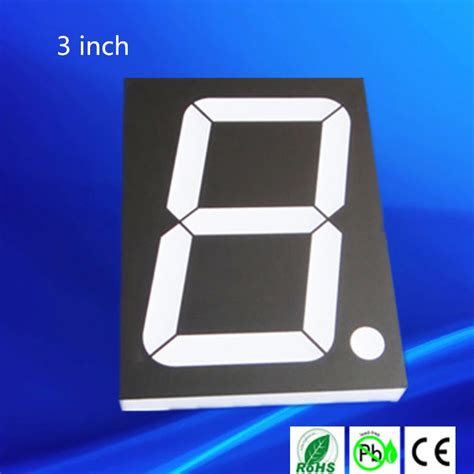 kem 50011 bsr super red large 5 seven segment led display 5 inch 7