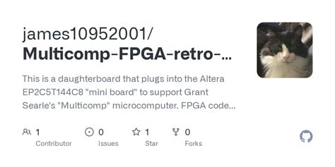 Github James Multicomp Fpga Retro Computer This Is A Daughterboard That Plugs Into