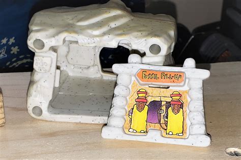 Bamm Bamm In His Jalopy Filling Up Fossil Fuel Station Happy Meal Toy