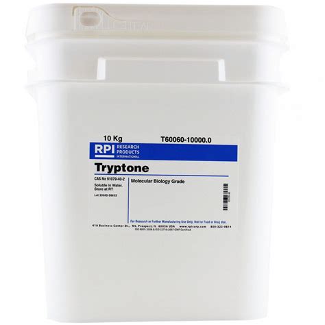 Lab 10 Kg Tryptone 31ge33t60060 100000 Grainger