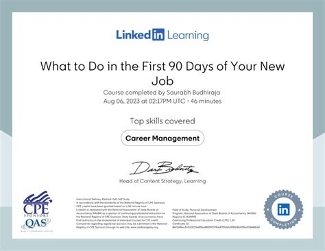 saurabh budhiraja on linkedin certificate of completion