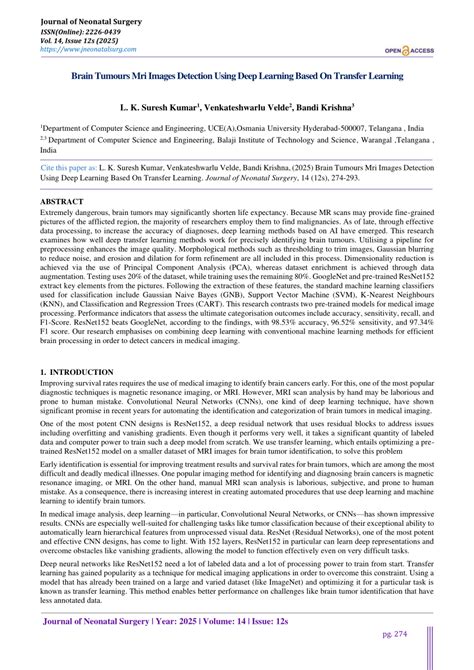 Pdf Brain Tumours Mri Images Detection Using Deep Learning Based On Transfer Learning