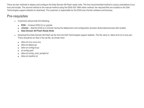 Deployment And Configuration Options Dell Powerprotect Data Domain All