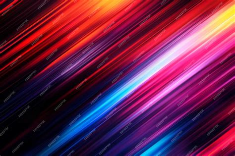 Premium Photo Abstract Light Streaks In Vibrant Hues Creating Dynamic Visual Patterns