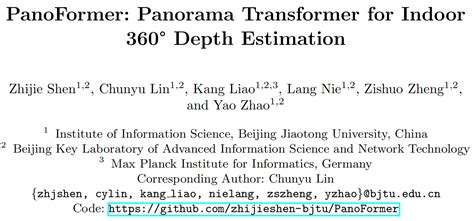 Panoformer 首个360°全景定制的单目深度估计transformer 智源社区
