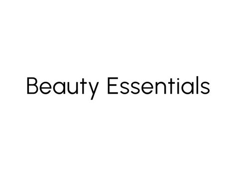 Beauty Essentials Logo Inner Beauty Wellness 2020
