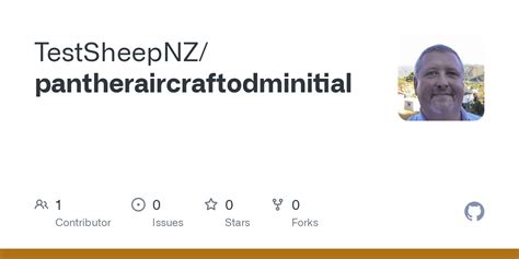 Github Testsheepnz Pantheraircraftodminitial