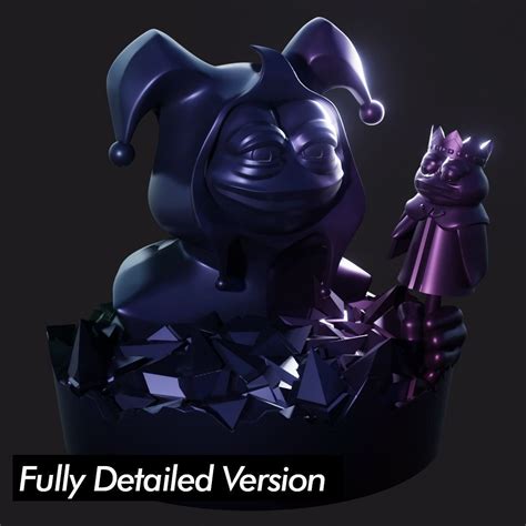 3d Model Jester Pepe Vr Ar Low Poly Cgtrader