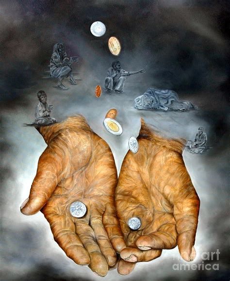 My Father S Hands Survival Painting By Anna Maria Dickinson Fine