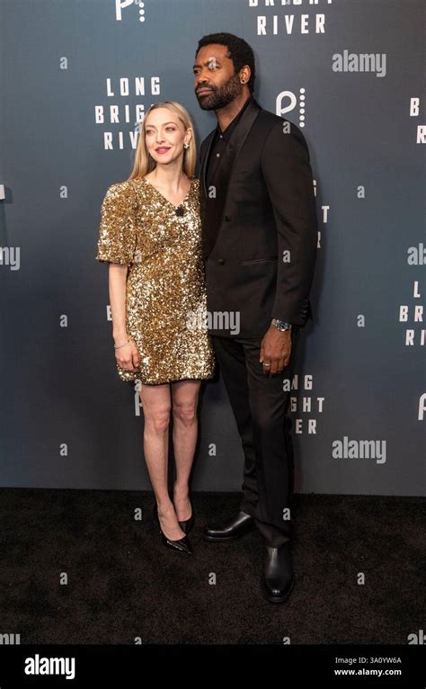 New York Ny March 5 2025 Amanda Seyfried And Nicholas Pinnock