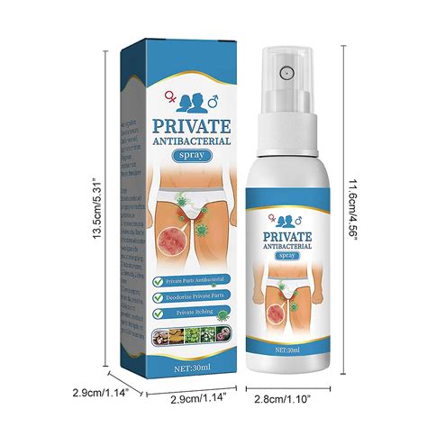Gentle Refreshing Antibacterial Spray For Men 30ml Private Parts Deodorant Anti Itch