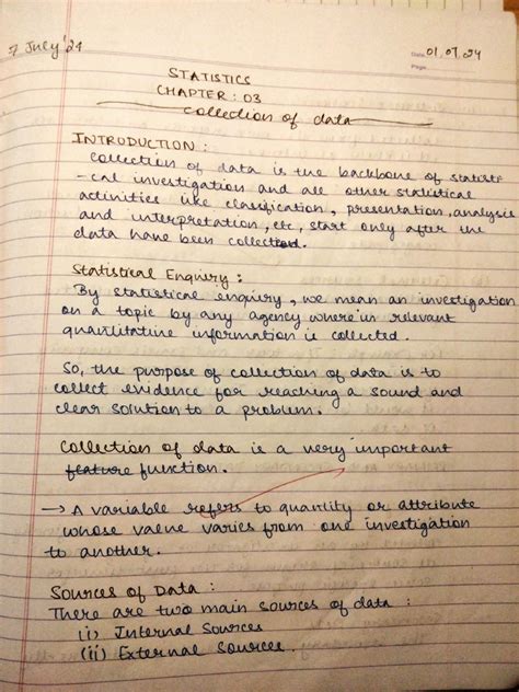 Chapter 3 Statistics Notebook Work Pdf