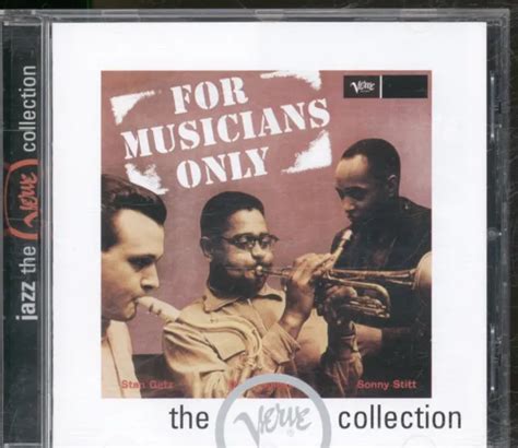 Dizzy Gillespie Stan Getz Sonny Stitt For Musicians Only Cd Europe