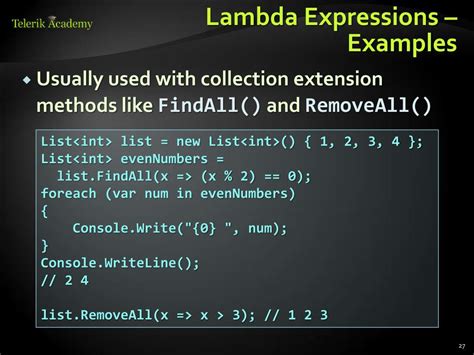 ppt extension methods lambda expressions and linq powerpoint presentation id 6093410