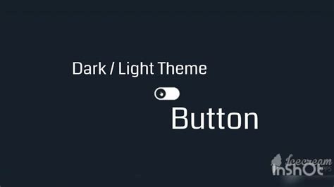 dark light theme button in html and css no bootstrap use computer code youtube