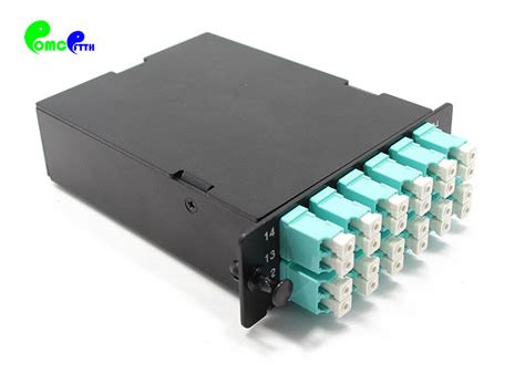Rack Mounted Mpo Cassette Patch Panel Om3 0 9mm With Crs Cold Rolled Steel