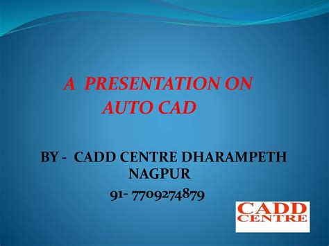 Auto Cad Ppt PPTX