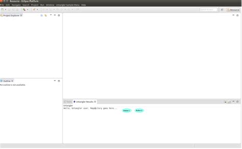 Eclipse Pde How To Add Buttons To A View Stack Overflow