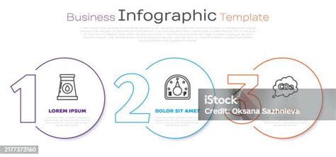 세트 라인 석유 및 가스 산업 공장 건물 모터 가스 게이지 및 클라우드의 Co2 배출량 비즈니스 인포 그래픽 템플릿 벡터 0명에 대한 스톡 벡터 아트 및 기타 이미지