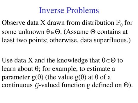 PPT Statistical Measures Of Uncertainty In Inverse Problems PowerPoint Presentation ID