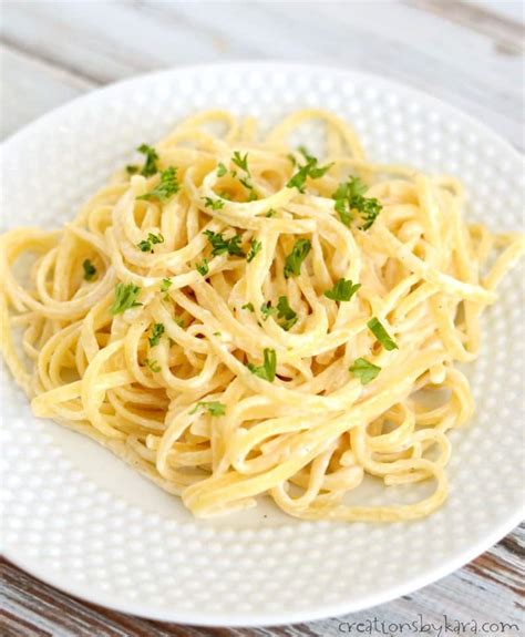 Quick And Easy Alfredo Sauce Creations By Kara