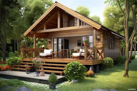 บ้านในสวน ไอเดีย “แบบบ้านไม้ชั้นเดียว” Facebook