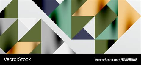 Tech Minimal Overlapping Triangle Shapes Elements Vector Image