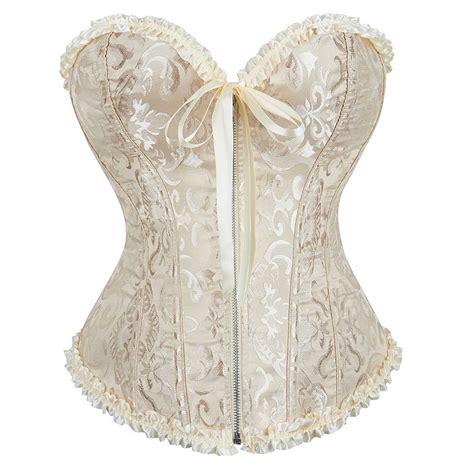 Qiaocaity Plus Size Corsets For Women Bustier Lingerie For Halloween